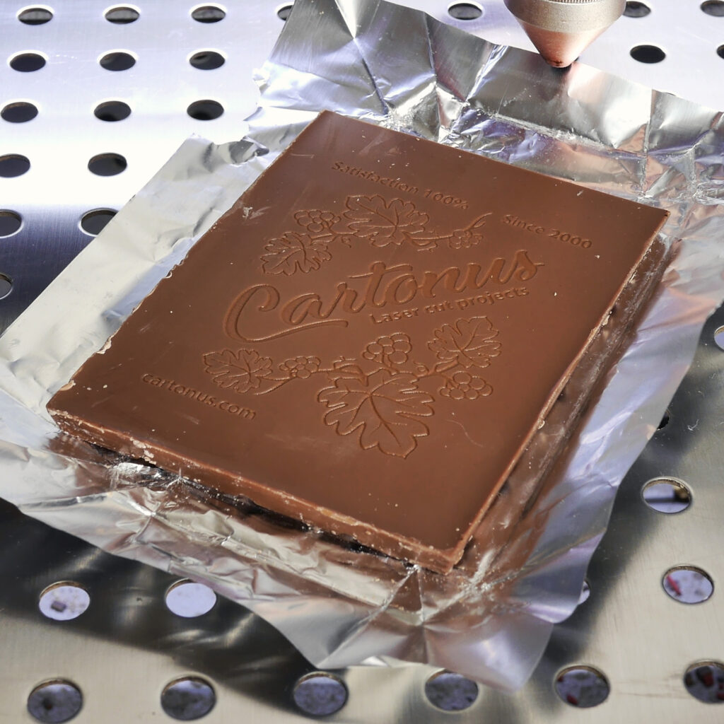 How-to: Laser engraving chocolate - CARTONUS