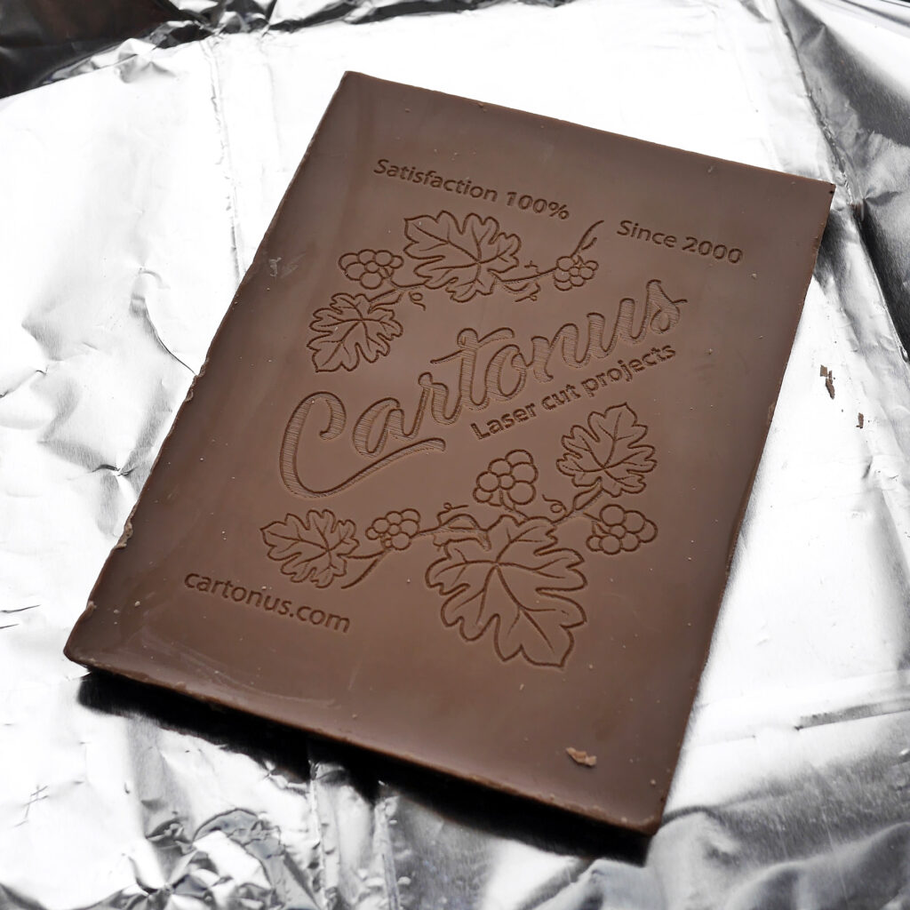 How-to: Laser engraving chocolate - CARTONUS
