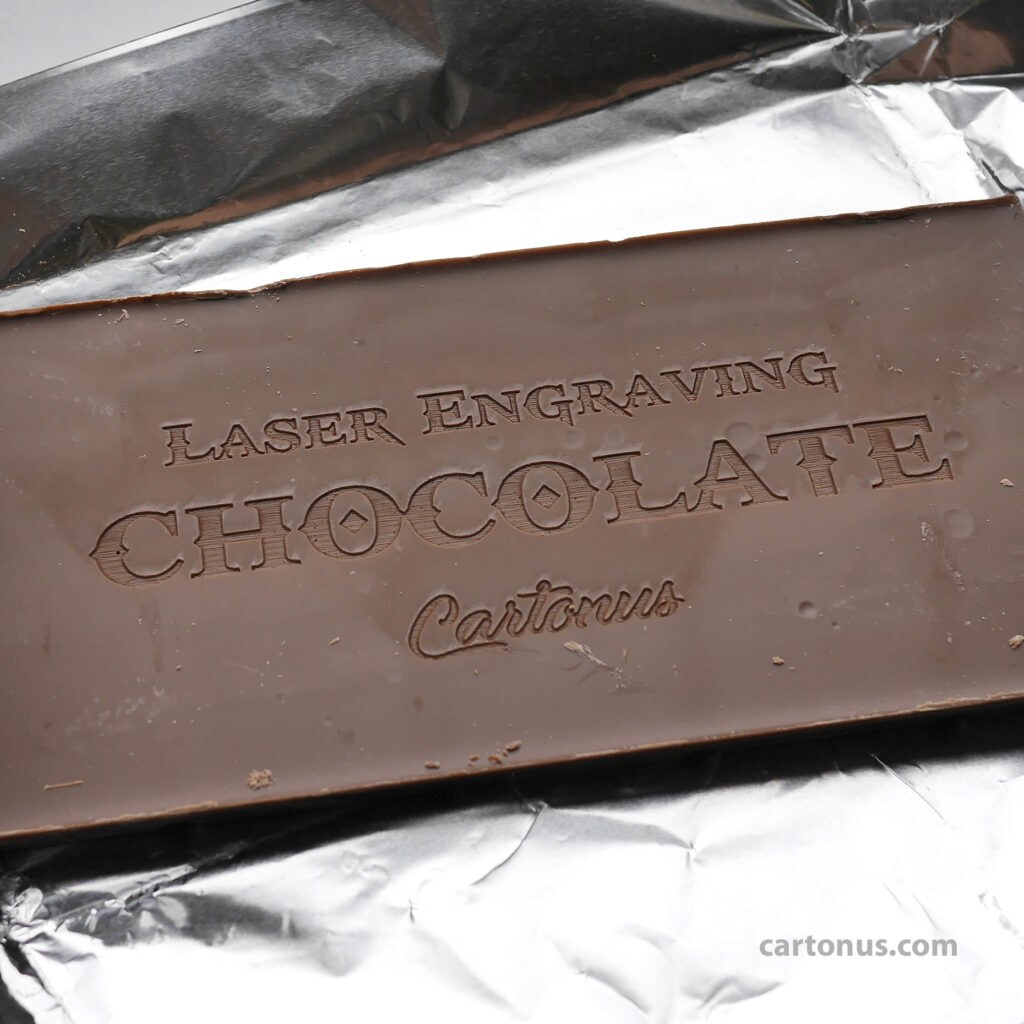 How-to: Laser engraving chocolate - CARTONUS