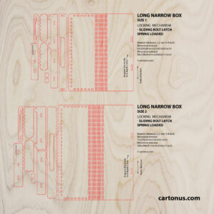 Long narrow box - CARTONUS