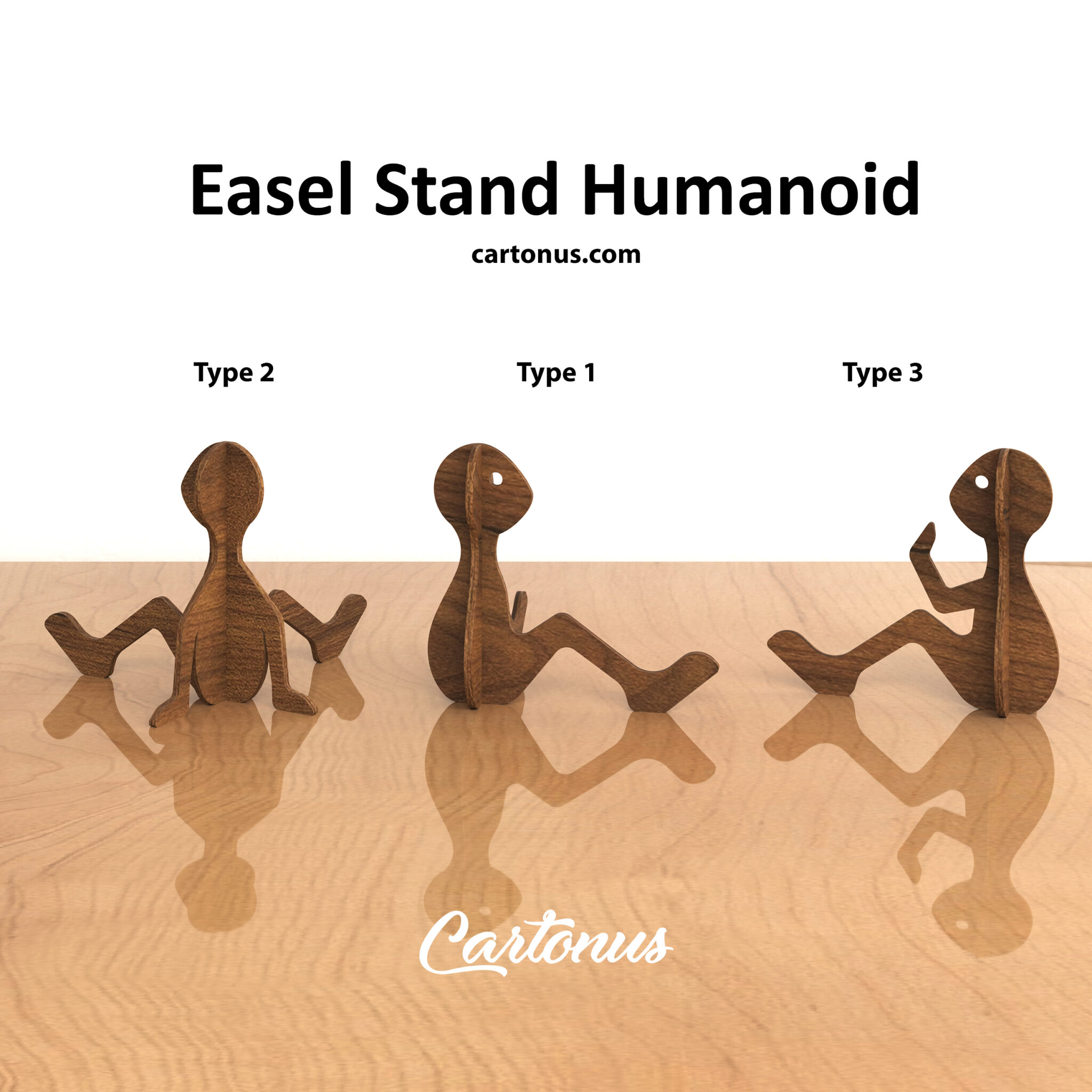 Easel stand Humanoid - CARTONUS