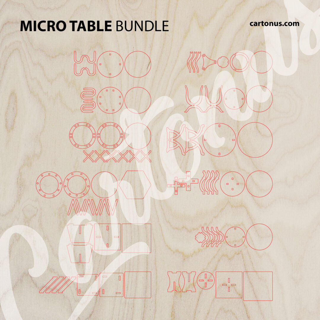 Micro table bundle - CARTONUS