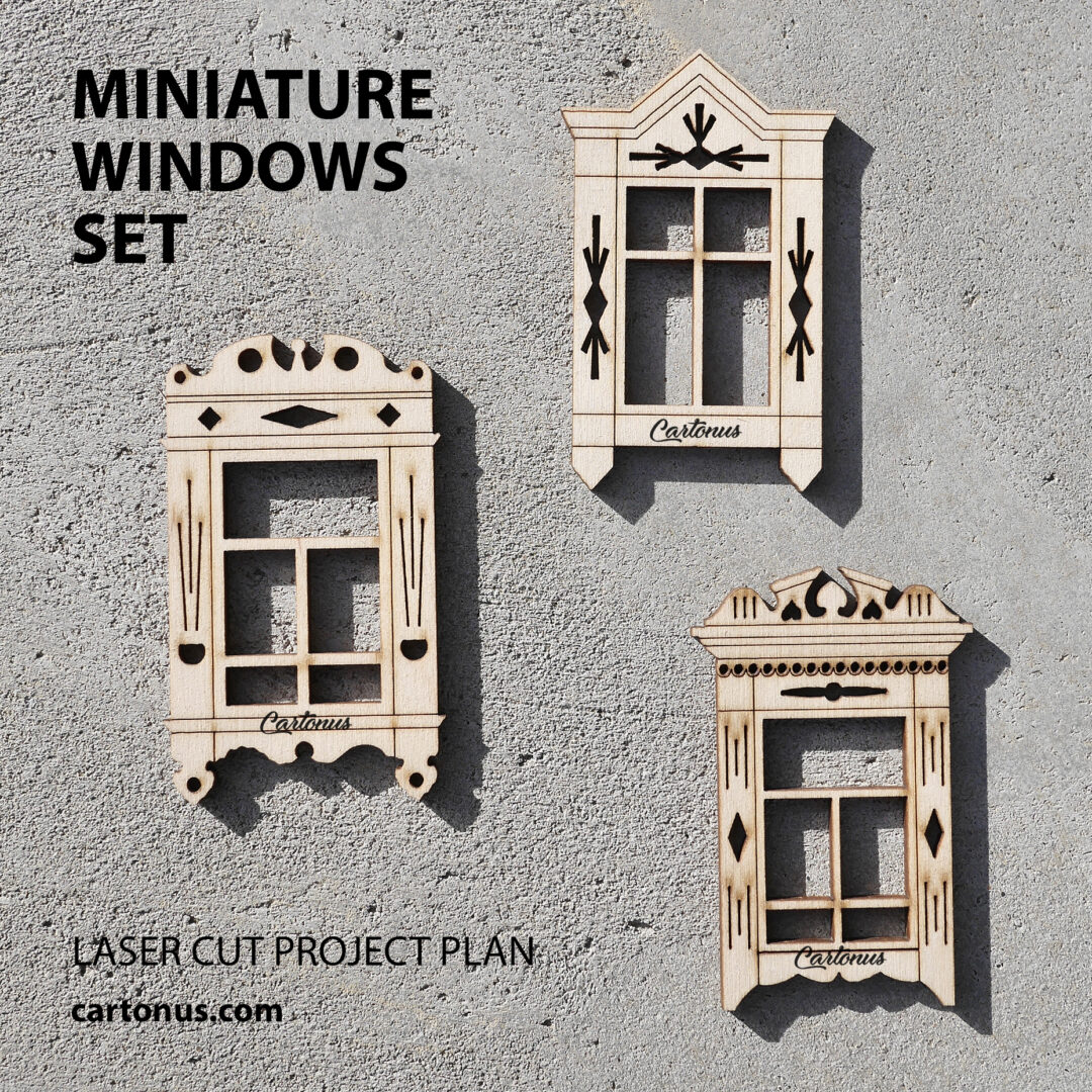 Miniature windows set - CARTONUS