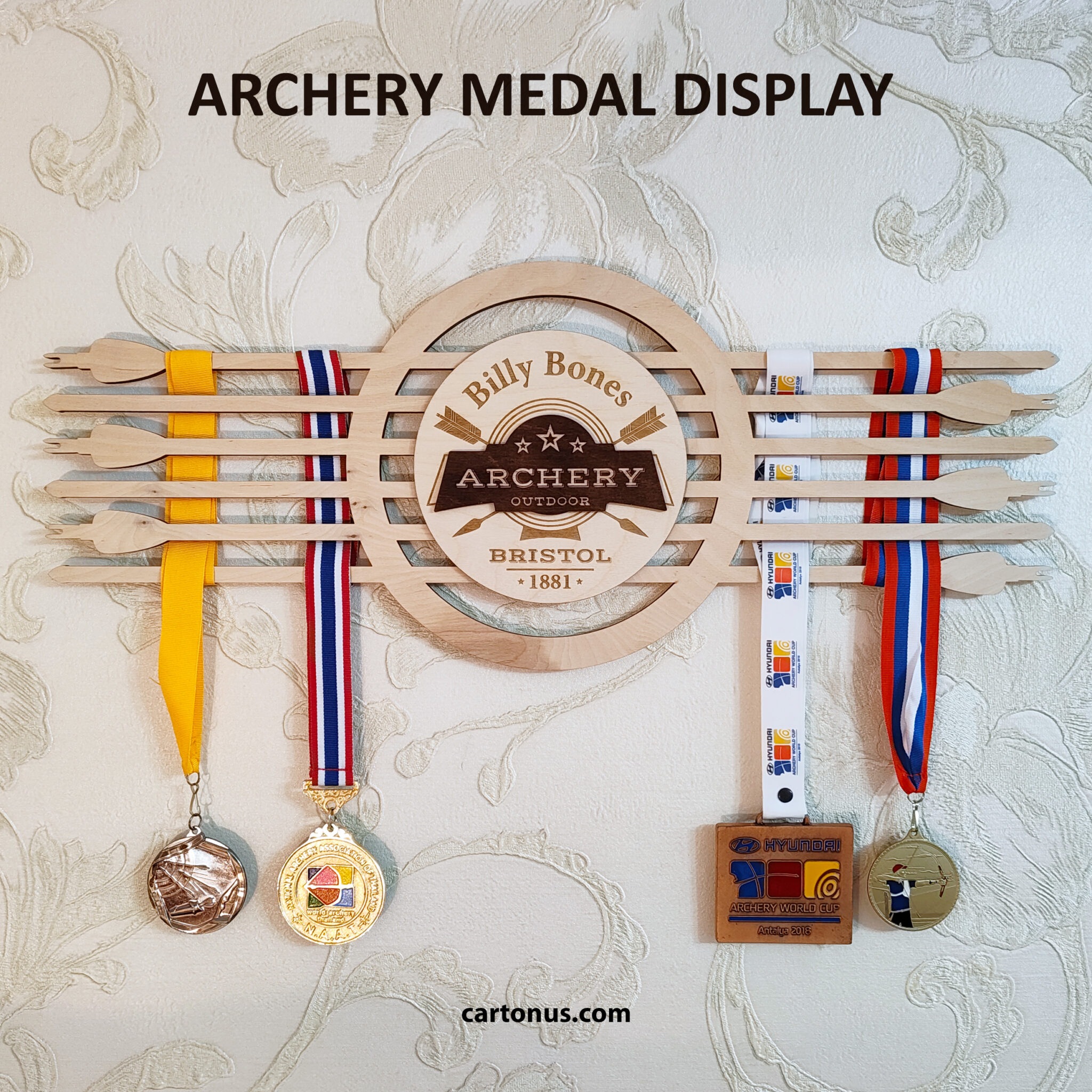 Archery Medal Display - CARTONUS