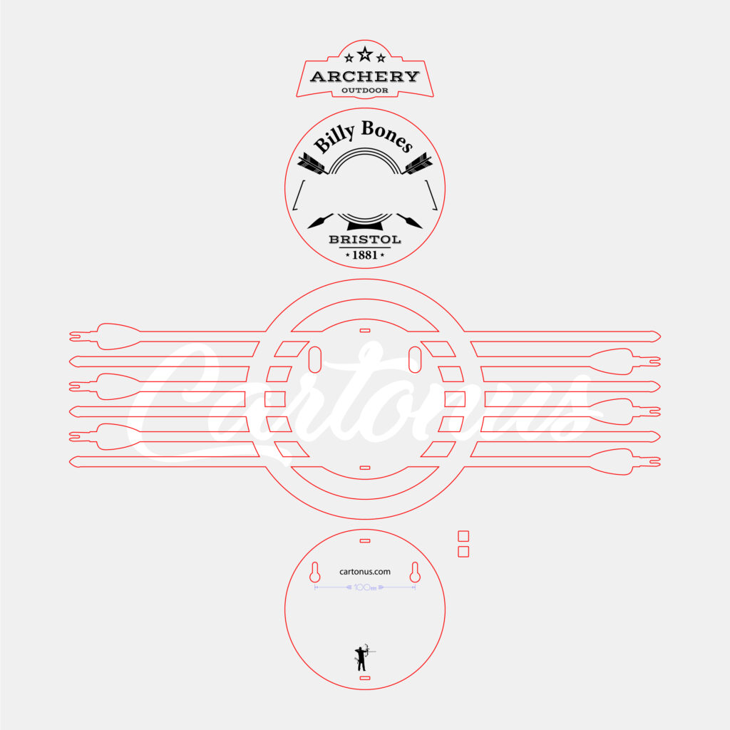 Archery Medal Display - CARTONUS